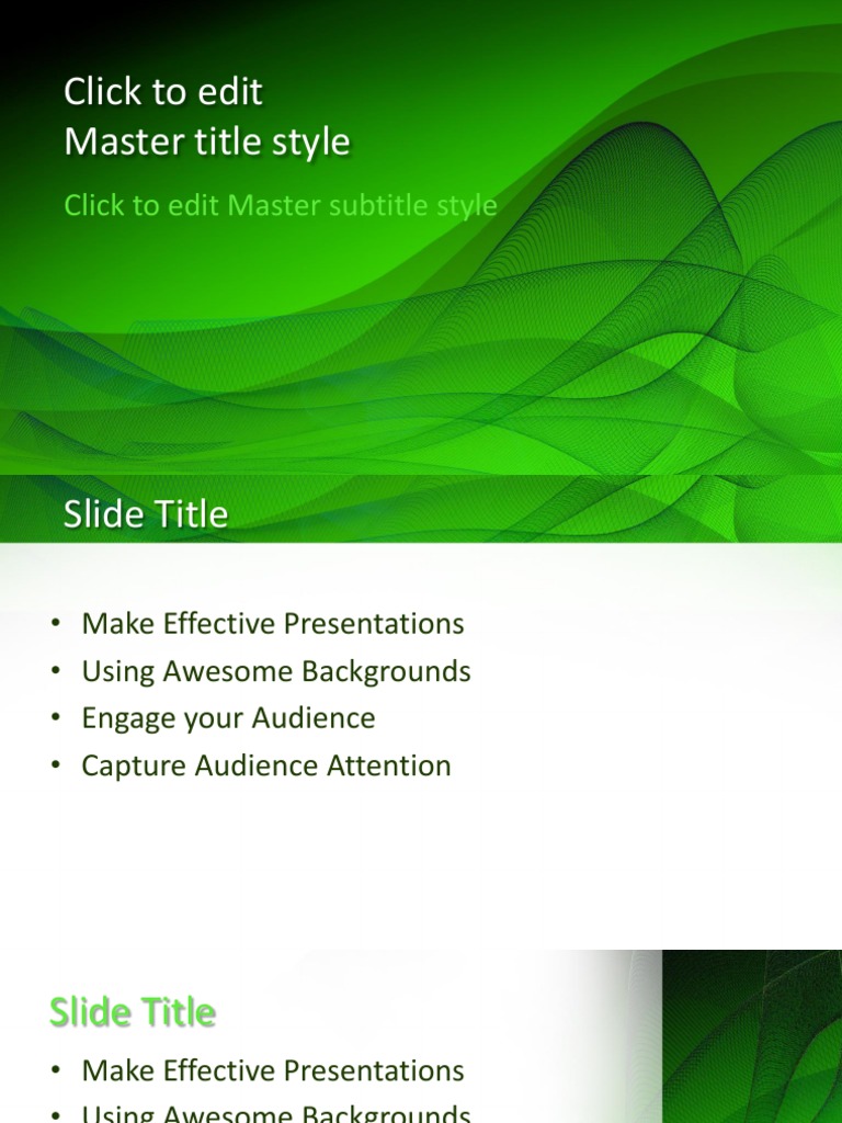 Green Template 16x9 | PDF