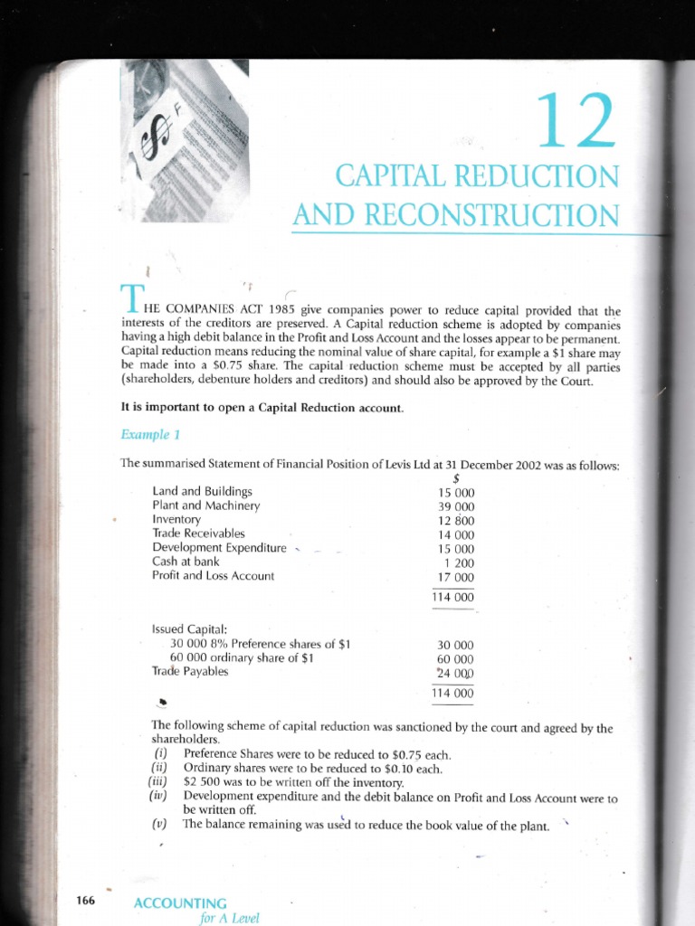 13.capital Reduction | PDF