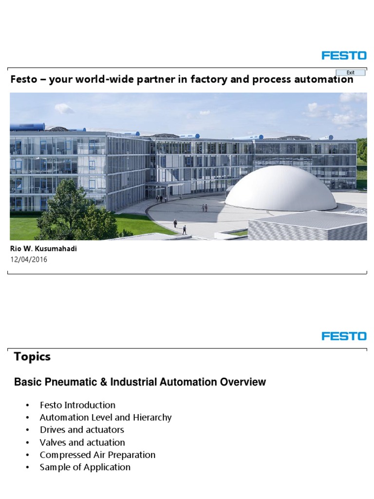 Basic Pneumatic | PDF | Valve | Pneumatics