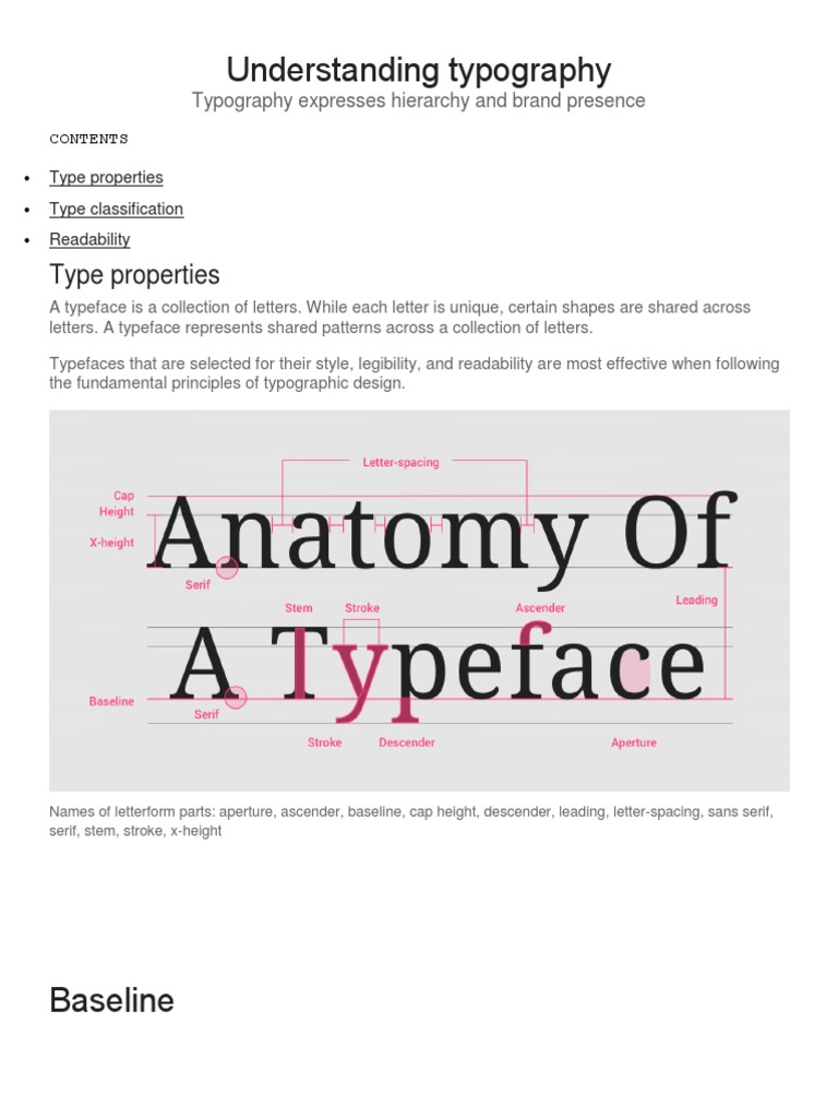 Understanding Typography: An In-Depth Exploration of Type Properties, Classifications ...