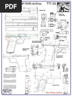 Beretta 35 Blueprints | PDF | Weaponry
