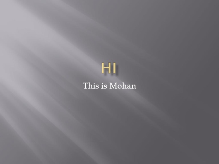 Mohan | PDF