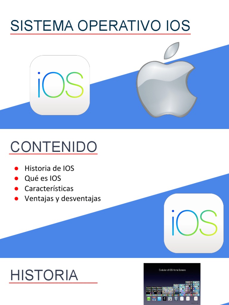 iOS Presentation | PDF | Ios | Yo telefono