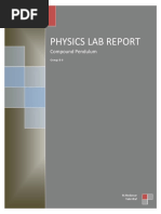 Simple Pendulum Lab Report | PDF | Pendulum | Physics