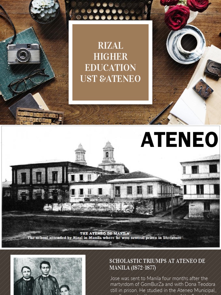 Rizal's Education at Ateneo and UST | PDF | Manila