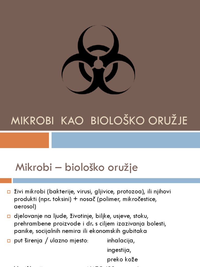 Biolosko Oruzje | PDF
