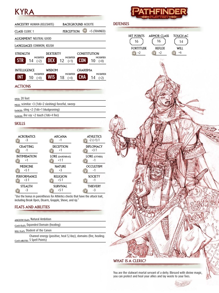 Cleric - Level 1 PDF | PDF