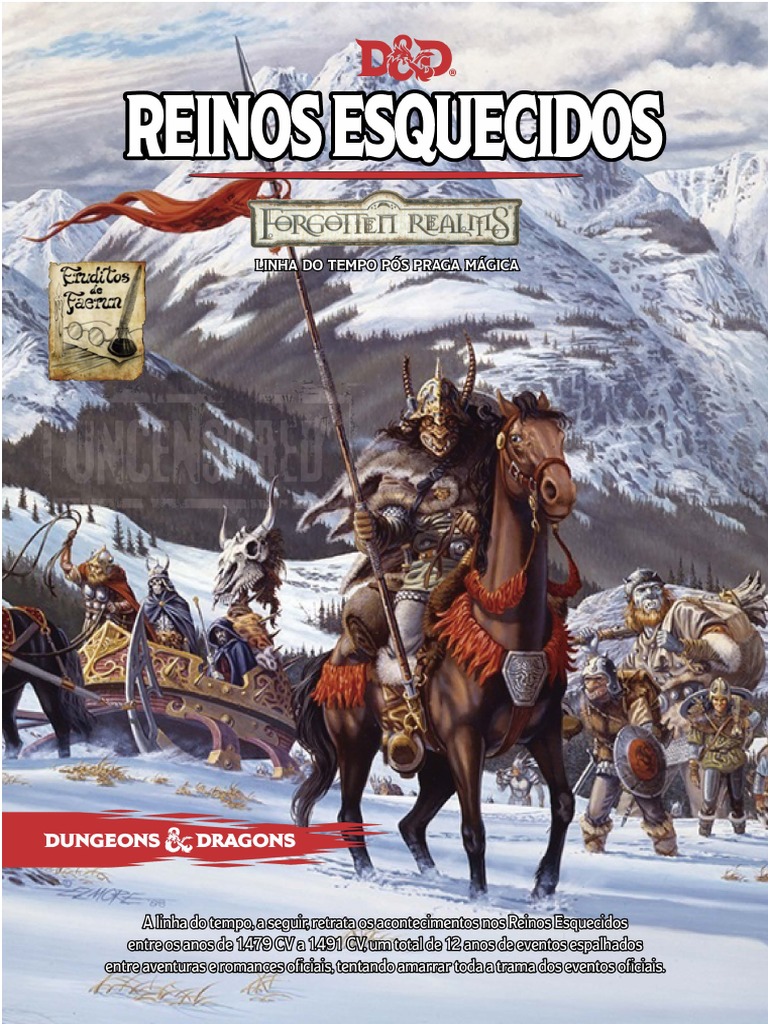 D&D 5.0 - Reinos Esquecidos - Linha Do Tempo Pós Praga Mágica | PDF ...