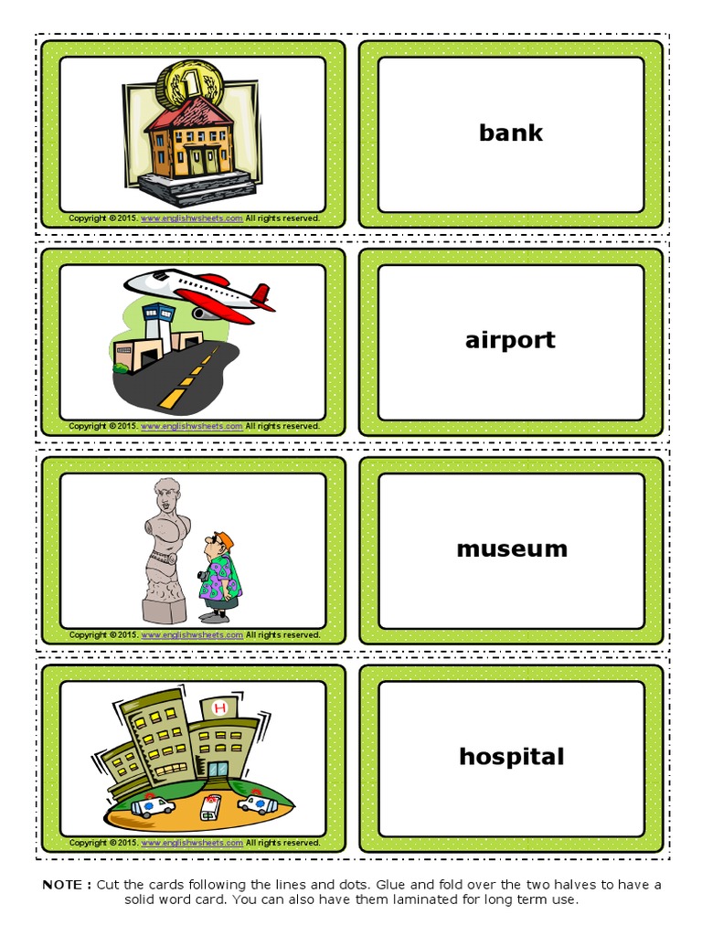 Places in A City | PDF | All Rights Reserved | Intellectual Works