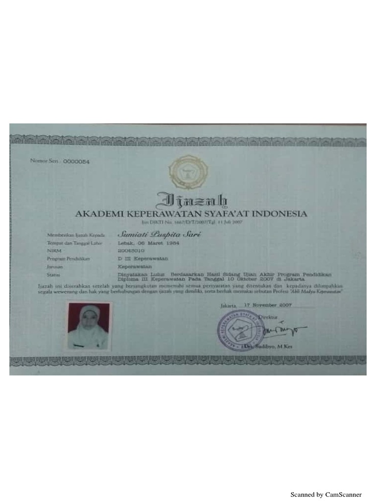 Ijazah Sumi PDF | PDF
