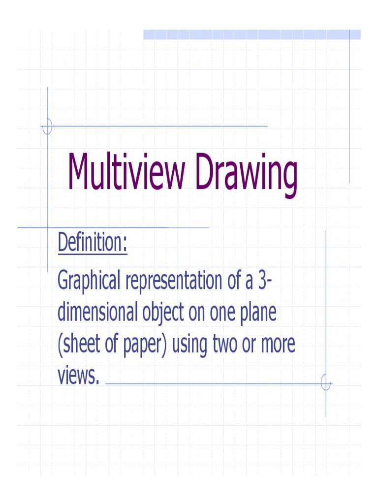 Multiview Drawings Notes | PDF | Space | Teaching Mathematics