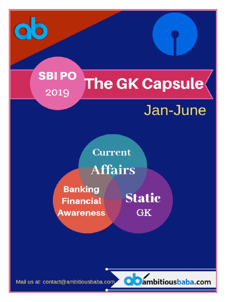GK Capsule Sbi Po | PDF | Science & Mathematics