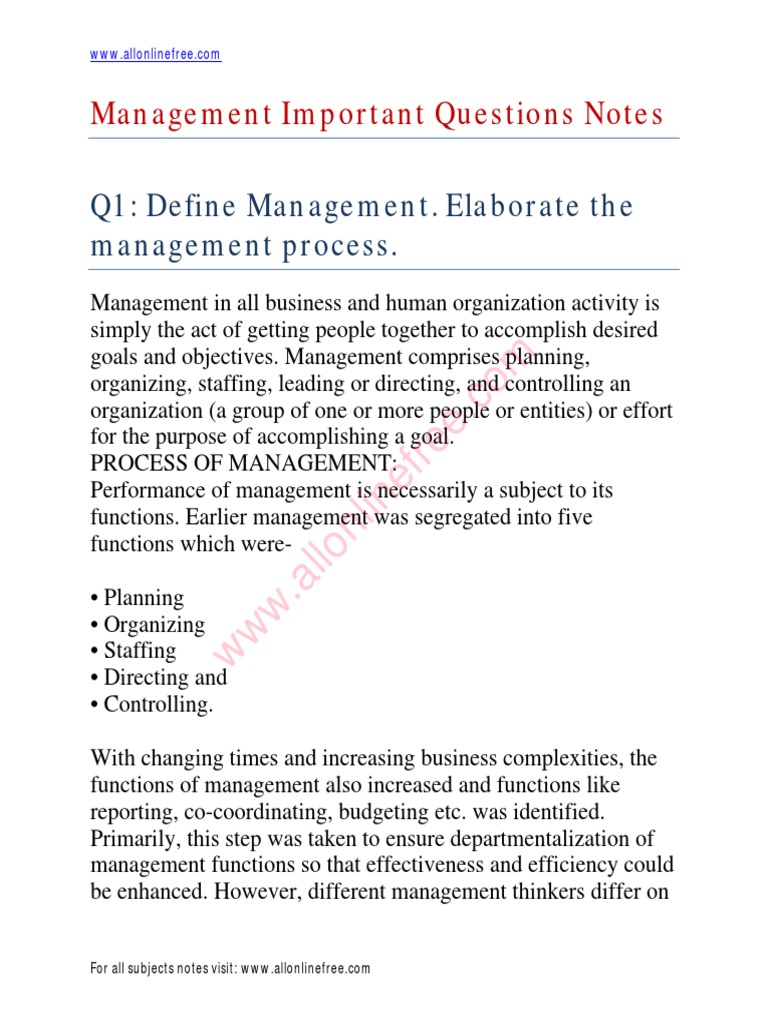 Educational Management Functions Overview | PDF | Decision Making ...