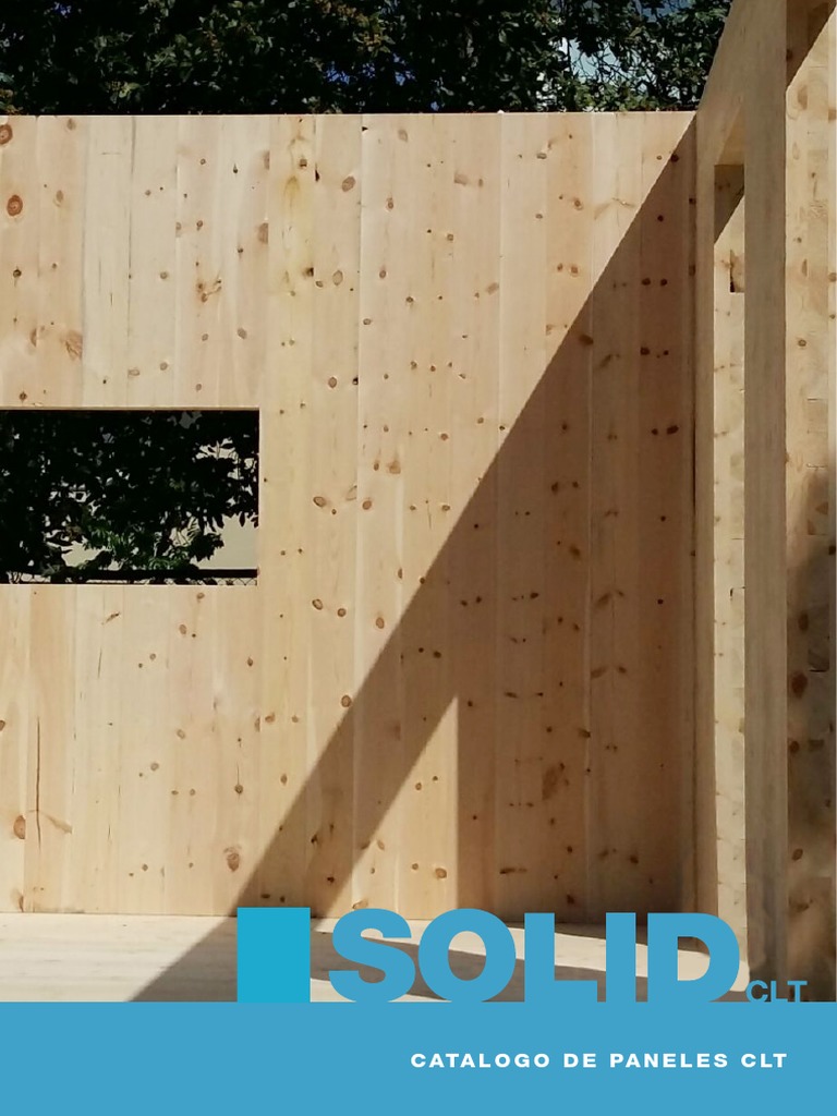 Catalogo de Paneles CLT | PDF | Aislamiento térmico | Madera