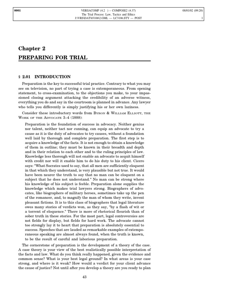 Trial Technique | PDF | Witness | Justice