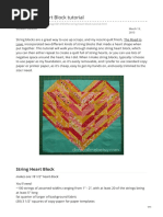 Friendship Braid Table Runner Pattern | PDF | Patchwork | Seam (Sewing)