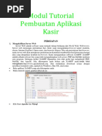 MEMBUAT APLIKASI KASIR BERBASIS WEB (CI3 & SBAdmin2) | PDF