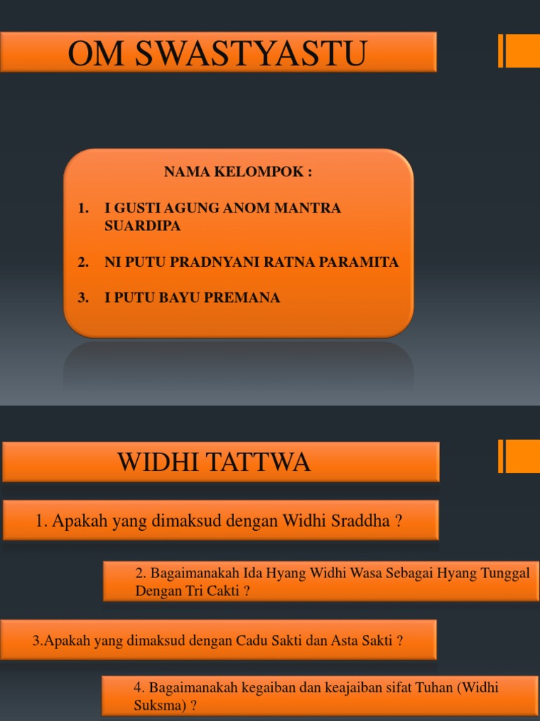 Tattwa Besok | PDF | Filsafat | Agama & Spiritualitas