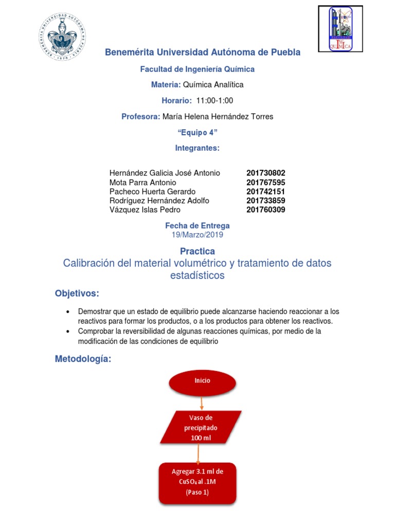 Practica 6 QA | PDF | Solubilidad | Equilibrio químico
