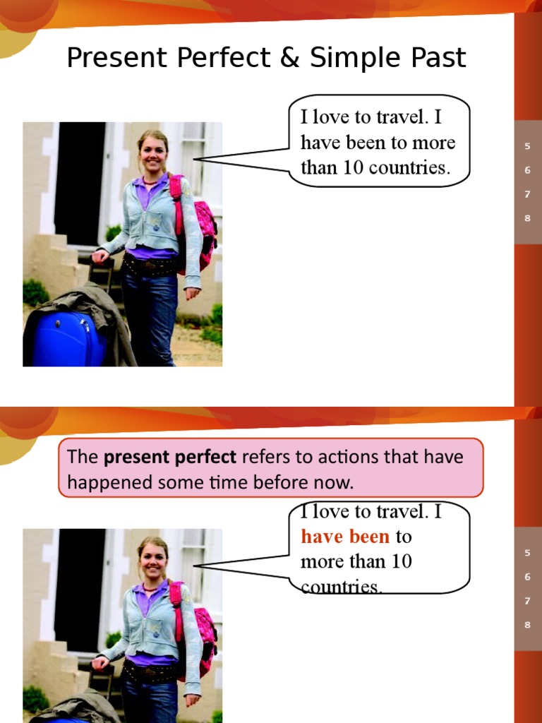 Present Perfect and Simple Past | Download Free PDF | Perfect (Grammar ...