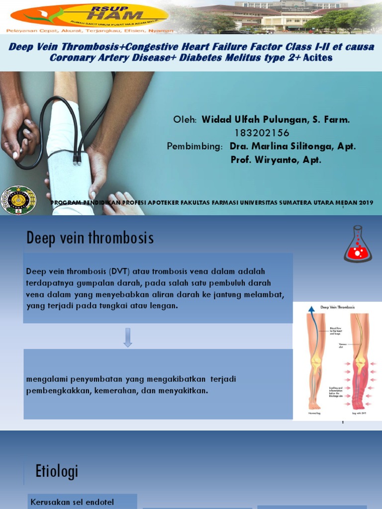 DVT, CHF, dan Diabetes Melitus Tipe 2 | PDF