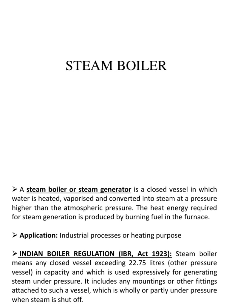Steam Boiler | PDF | Boiler | Chimney