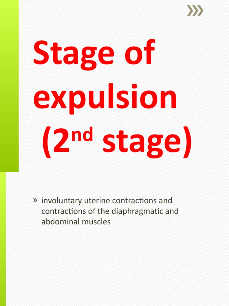 Stage of Expulsion | PDF | Childbirth | Placenta
