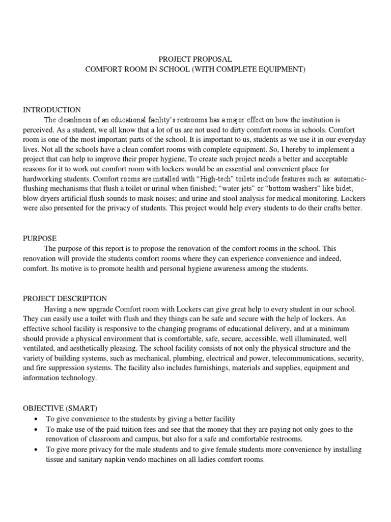 Project Proposal | Public Toilet | Toilet | Free 30-day Trial | Scribd