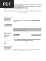 Victoria Statutory Declaration Template | PDF
