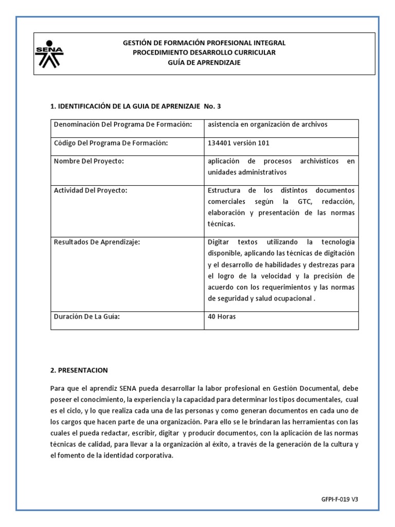 GFPI-F-019 - Formato - Guia - de - Aprendizaje 3 | PDF | Aprendizaje | Comunicación
