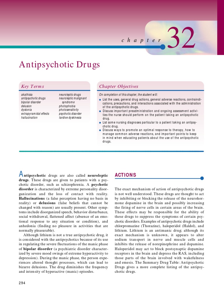Understanding Antipsychotic Drugs: Their Uses, Mechanisms of Action ...