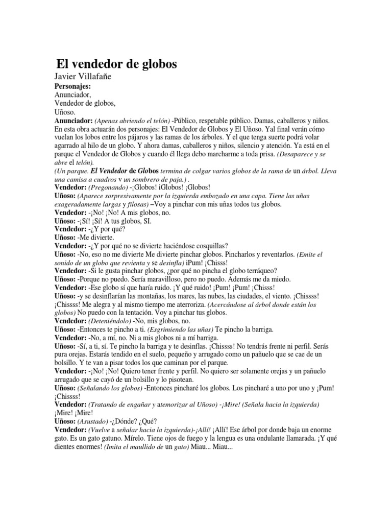 El Vendedor de Globos | PDF | Ocio | Deportes
