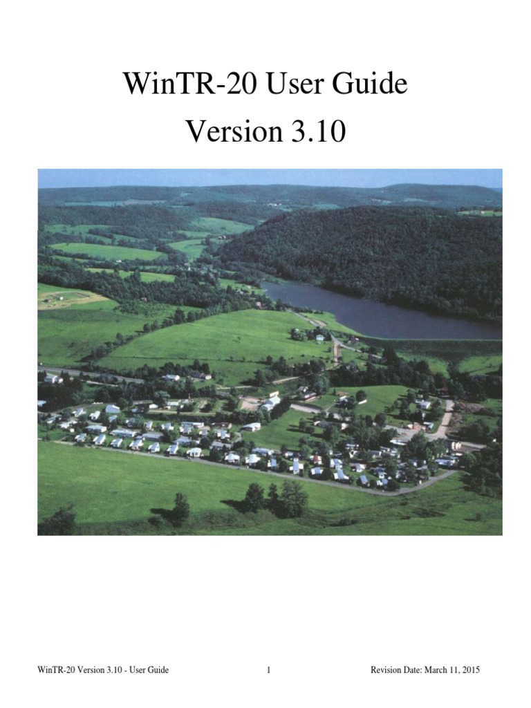 Win TR20 User Guide Ver 310 Mar 2015 | PDF | United States Department ...