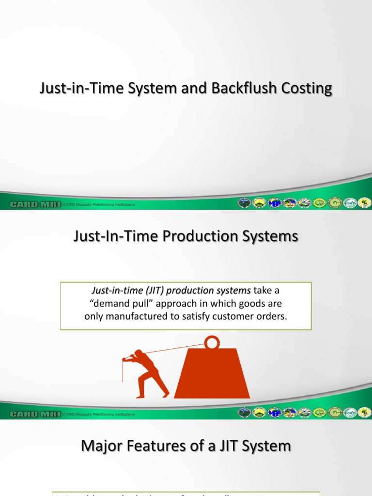 Jit Pdf Pdf Inventory Cost Of Goods Sold