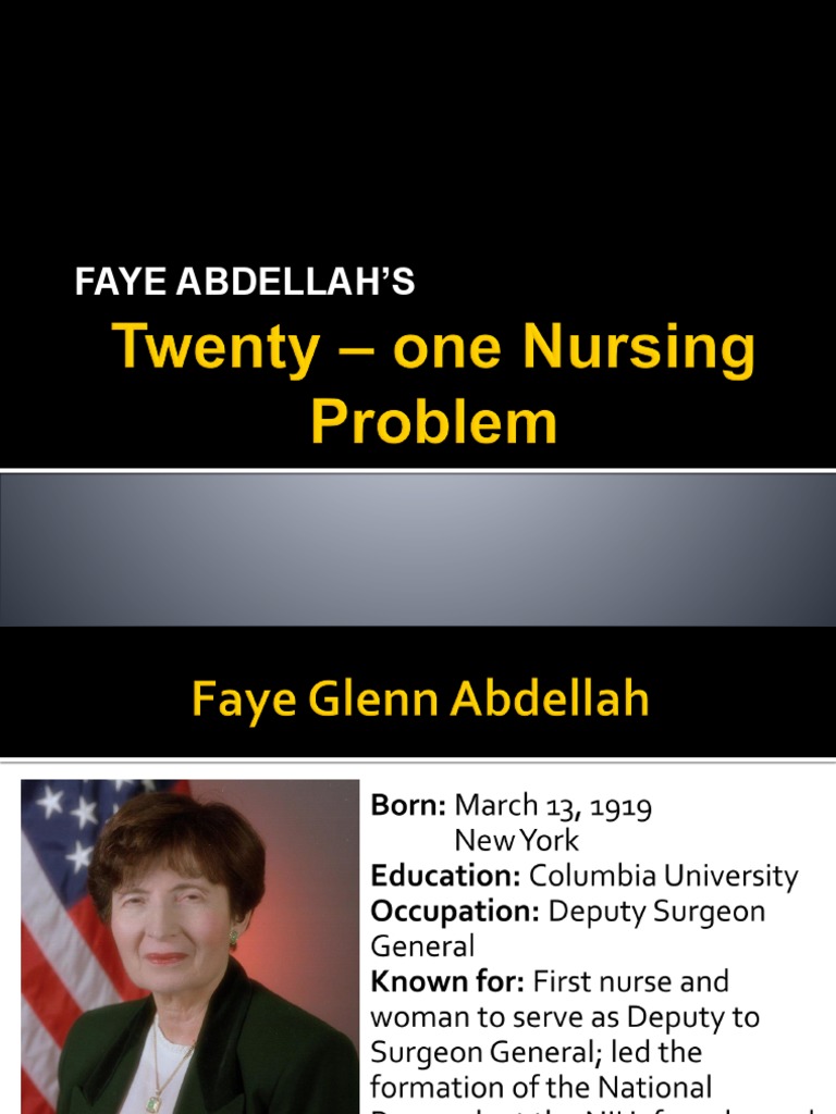 21 Nursing Problem | PDF | Nursing | Patient