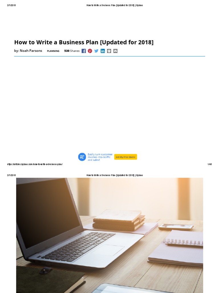 How To Write A Business Plan | PDF | Pricing | Business Plan