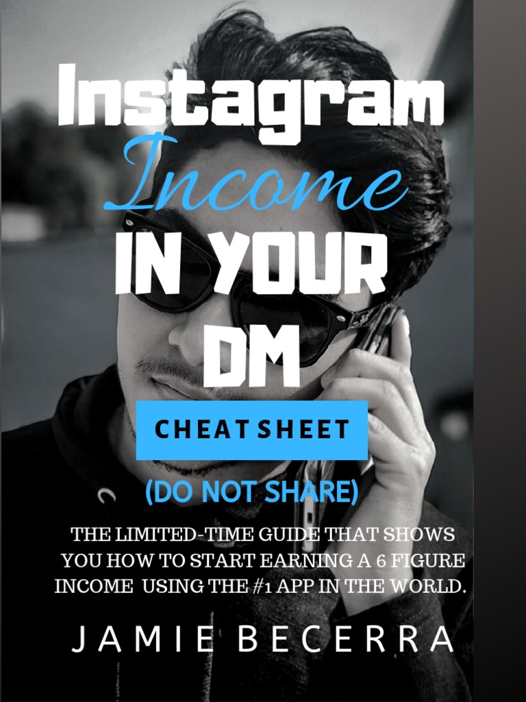 The Instant Instagram Income Cheat Sheet | PDF
