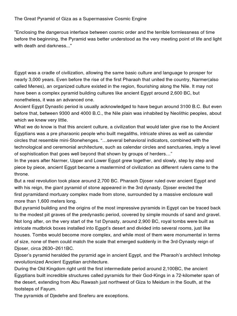 Pyramid PDF | PDF | Egyptian Pyramids | Ancient Egypt