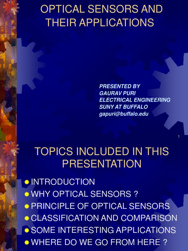 Optical Sensors and Their Applications | PDF | Optical Fiber | Optics