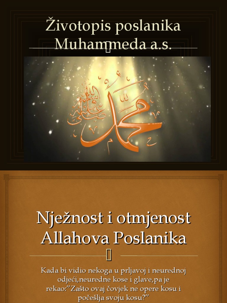 Životopis Poslanika Muhammeda A.odp | PDF