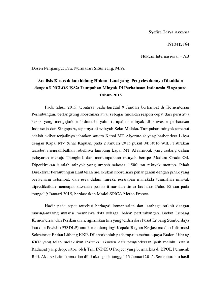 Paper Hukum Internasional | PDF | Hukum | Sains & Matematika