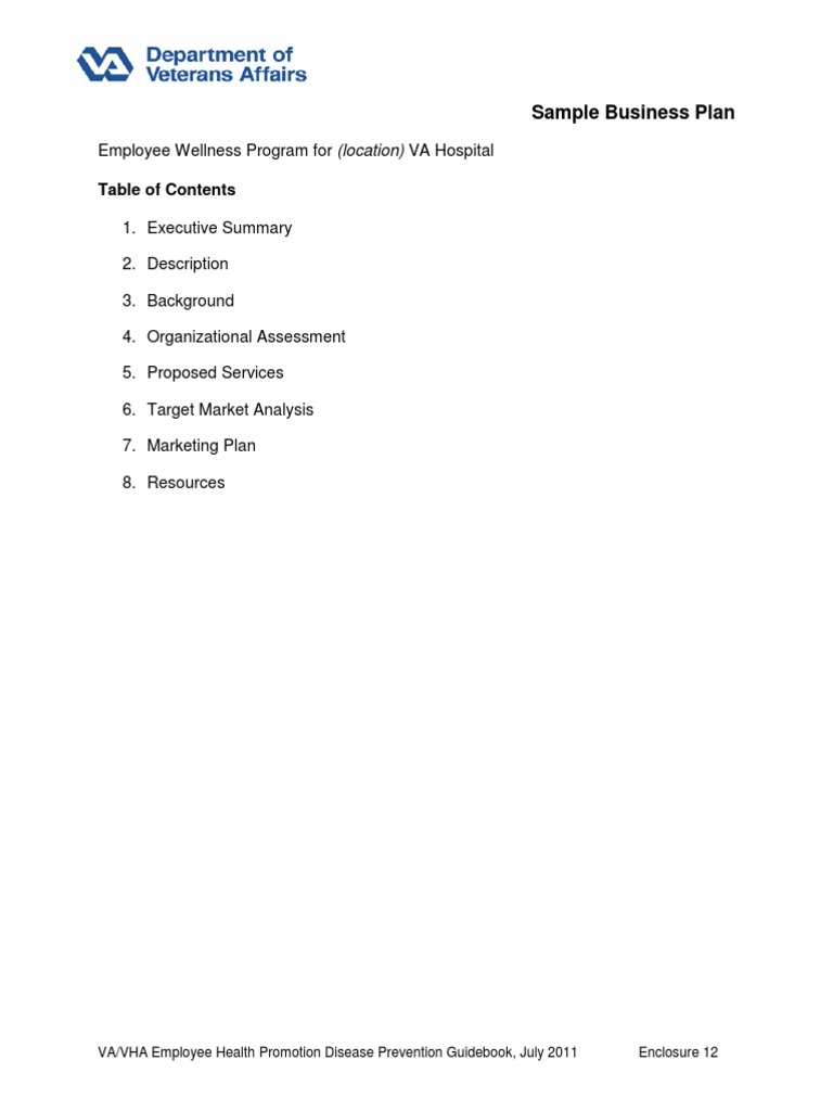 Hospital Business Plan PDF | PDF | Veterans Health Administration ...