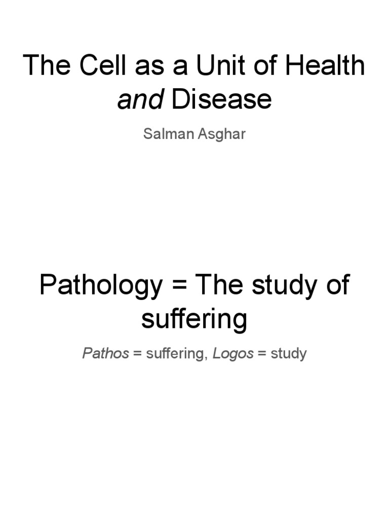 Robbins Basic Pathology Chapter 1 | PDF
