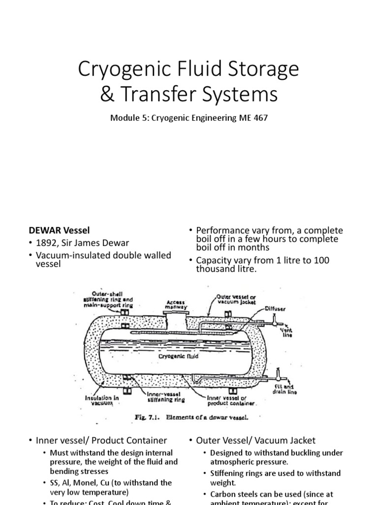 Dewar | PDF | Thermal Insulation | Thermal Conductivity