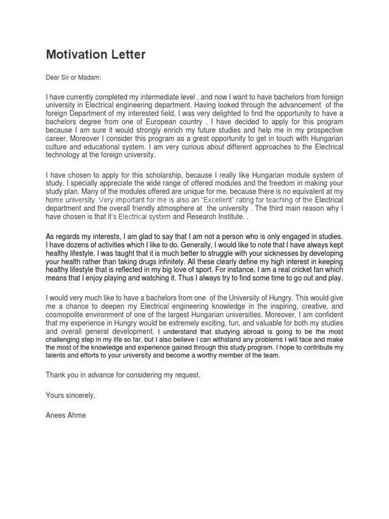 Motivation to Pursue an Electrical Engineering Degree and Cultural ...