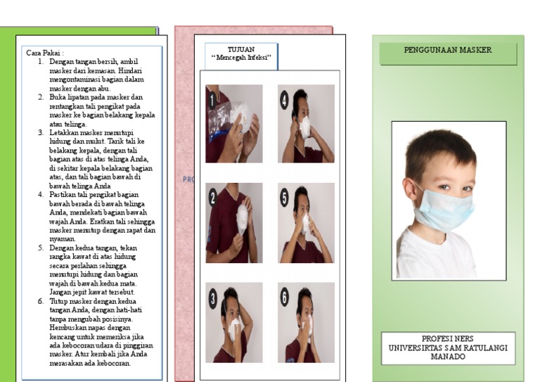 Leaflet Penggunaan Masker | PDF
