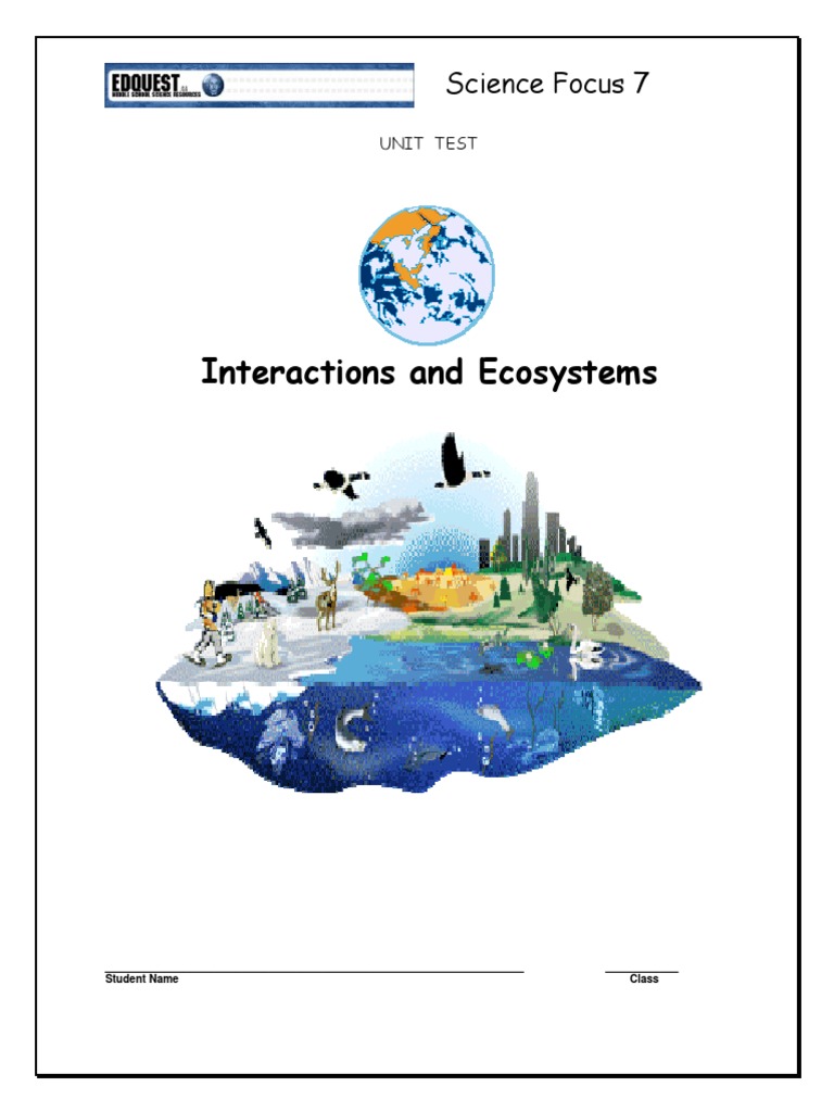 Interactions and Ecosystems: Science Focus 7 | PDF | Ecology | Food Web