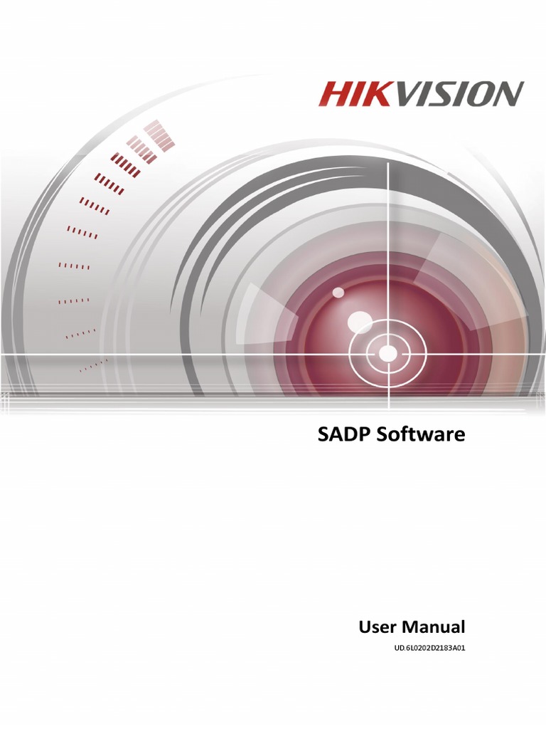 SADP User Manual PDF | PDF | Ip Address | Password