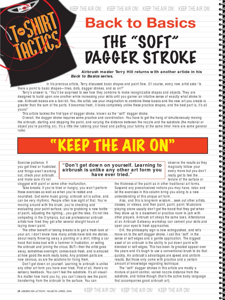 Back To Basics The Soft Dagger Stroke Pdf Paint Paintings