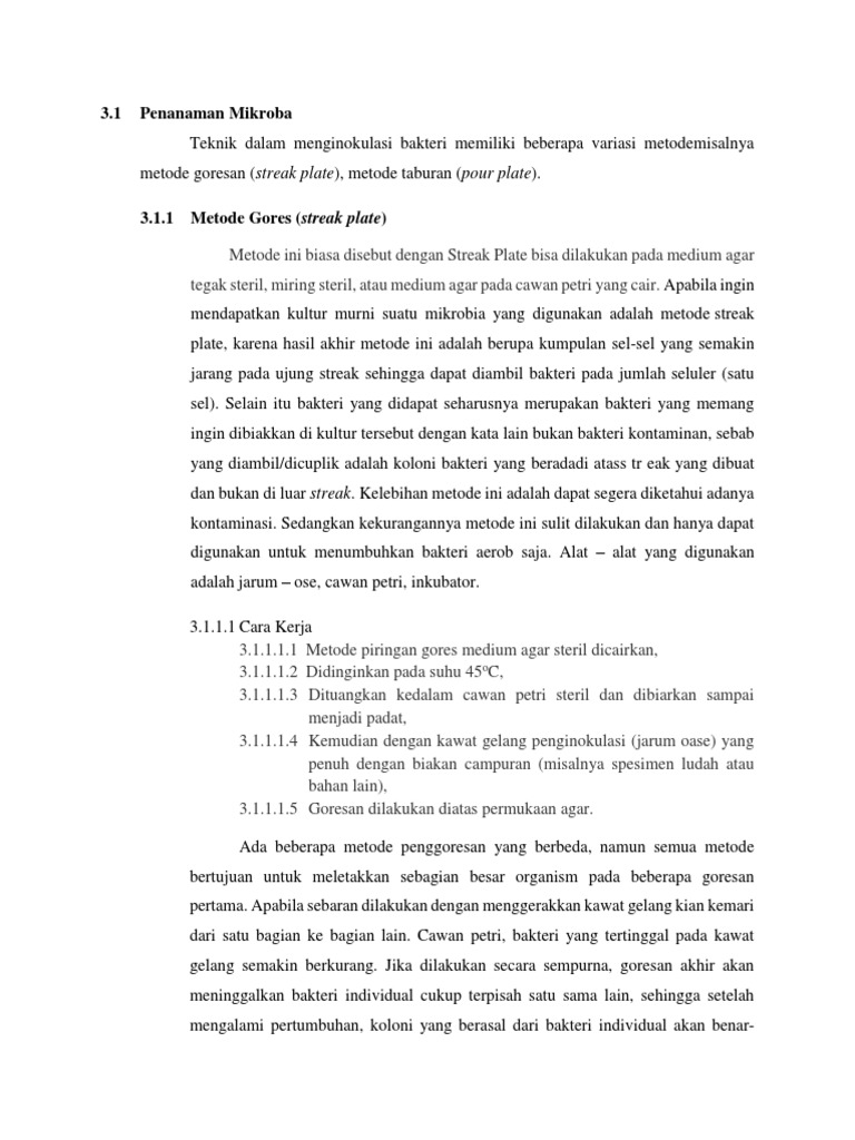 Teknik Isolasi Mikroba | PDF